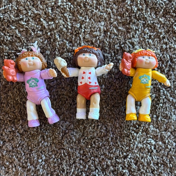 Cabbage Patch Kids | Toys | Vintage Cabbage Patch Kids 984 Lot 3 Pvc ...